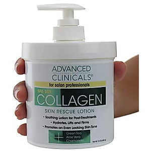 Advanced Clinicals Collagen Skin Rescue Lotion