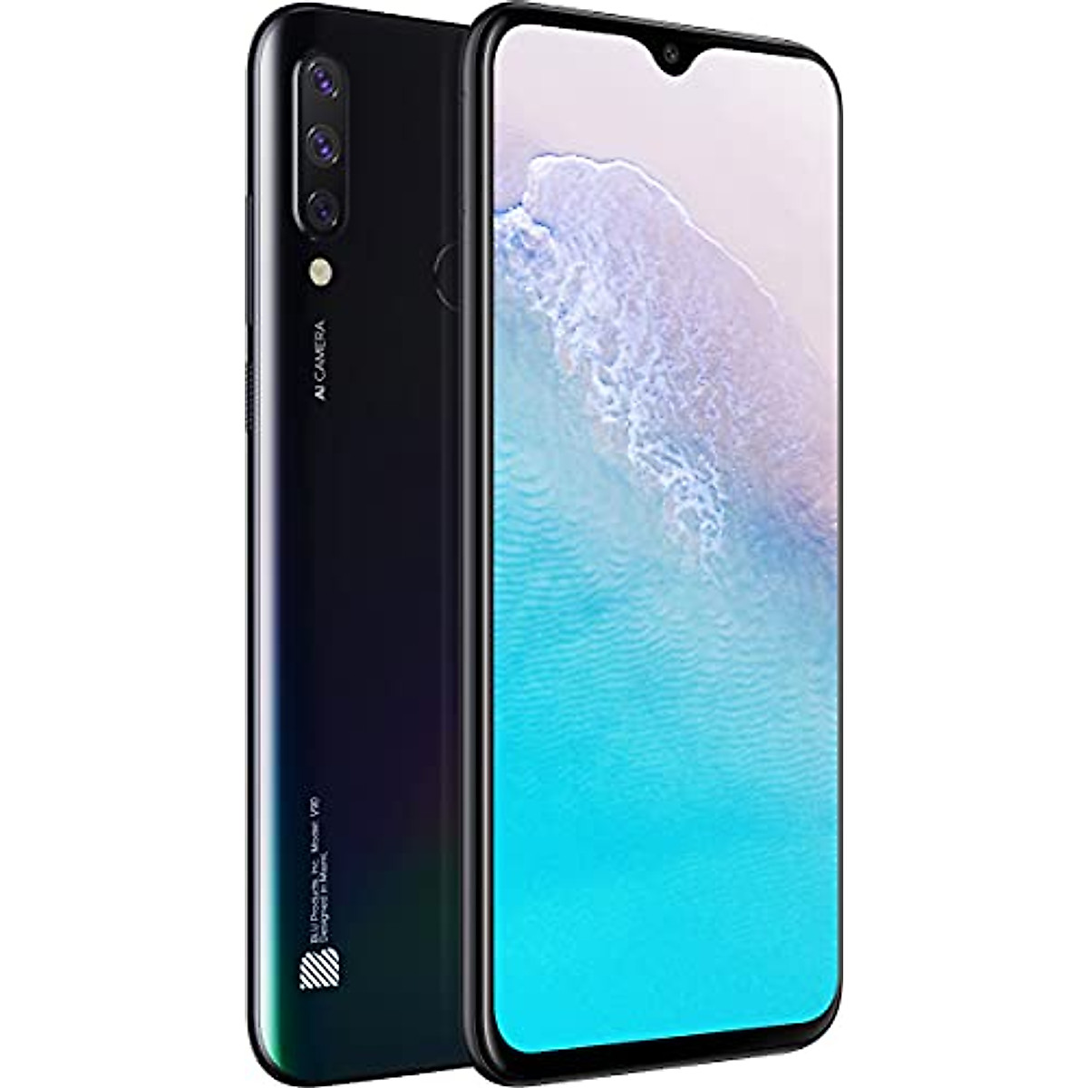 BLU V90 V0550WW 64GB Dual SIM GSM Unlocked Android Smartphone - Black