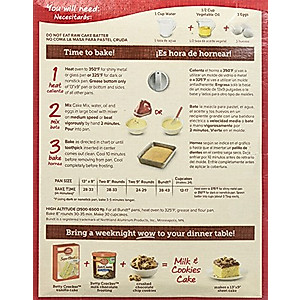 Betty Crocker Supermoist Cake Mix, Natural Vanilla, 15.25 oz
