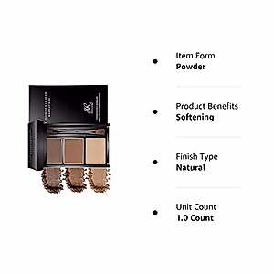 Eyebrow powder three-color eyebrow palette beauty contour eyebrow pencil professional eye makeup eyebrow filler1