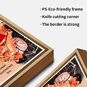 Touch Of Evil Charlton Heston Janet Leigh Orson Welles 1958 Movie Poster Print,Home Wall Art Decoration Poster Retro (Framed)