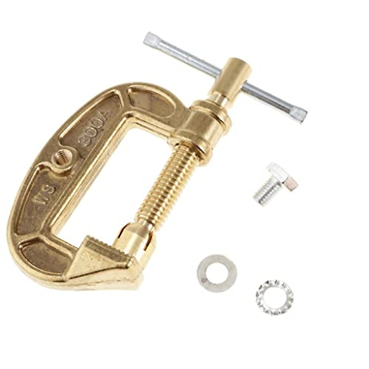 Almencla Welder Ground -Style, Heavy Duty Copper Welding Earth Clamping for Welder Machine