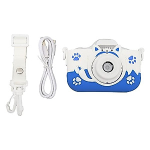 Kids Camera, 40MP Photo USB Charging Autofocus Children Camera 2in IPS Screen for People Aged 6 and Above for Party (Blue)