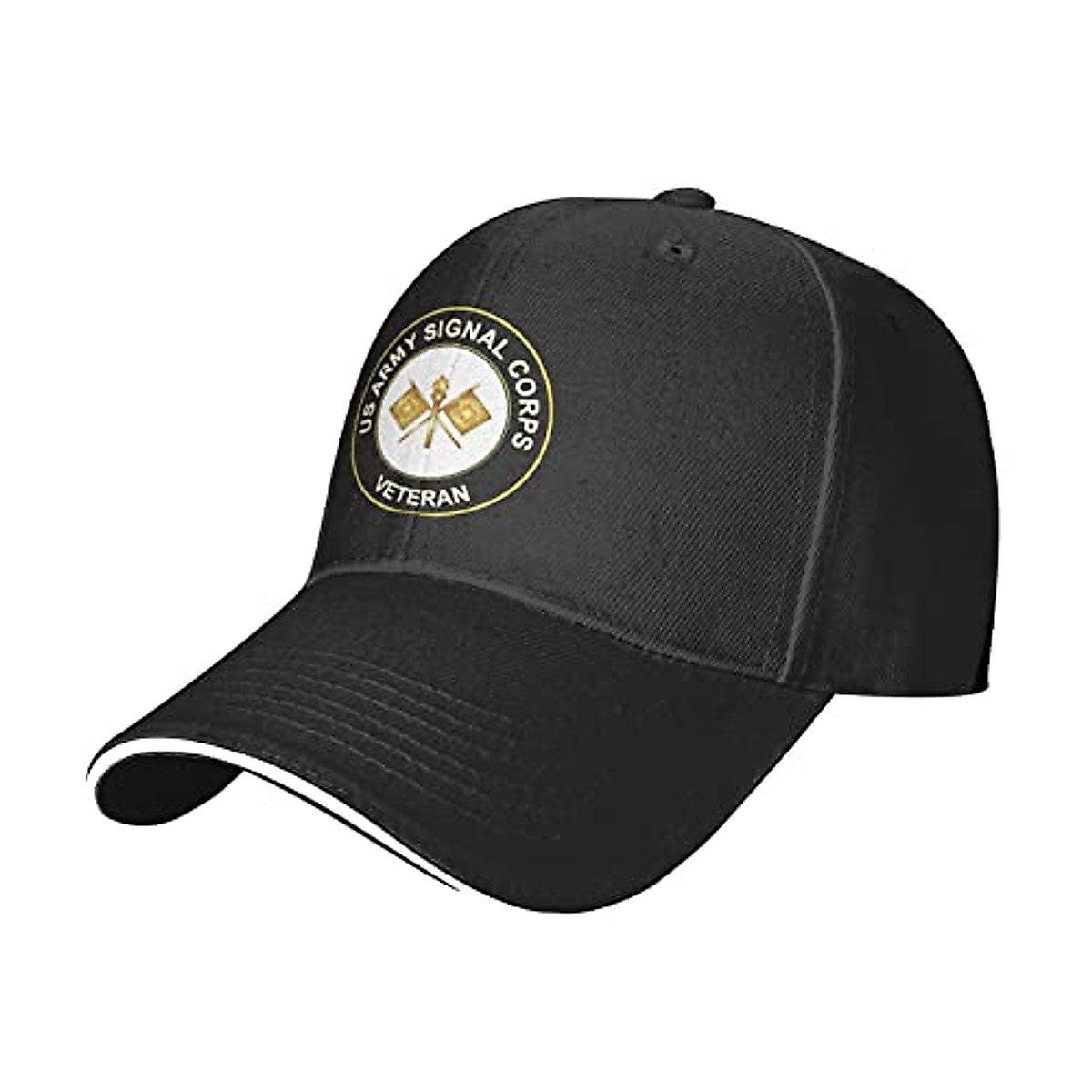 US Army Veteran Signal Corps Baseball Cap Outdoor Adjustable Duck Tongue Caps Casquette Hat Trucker Hats
