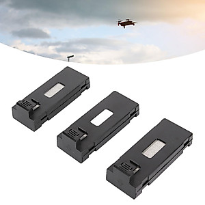 Airshi Drone Battery, Drone Rechargeable Battery 3PCS 2600MAH 3.7V Stable for S13 S1 APP8GPS