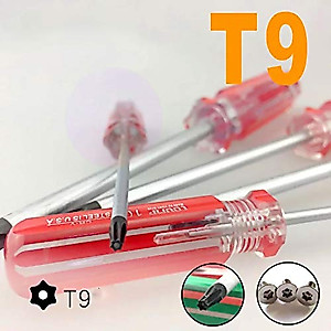 SIKAMI T8 T9 Torx Security Phillips PH00 PH0 Screwdriver Tool Set for PS5 Playstation PS4 PRO/PS4/PS4 Slim teardown cleaning Disassembly PS4 Controller(Set2)