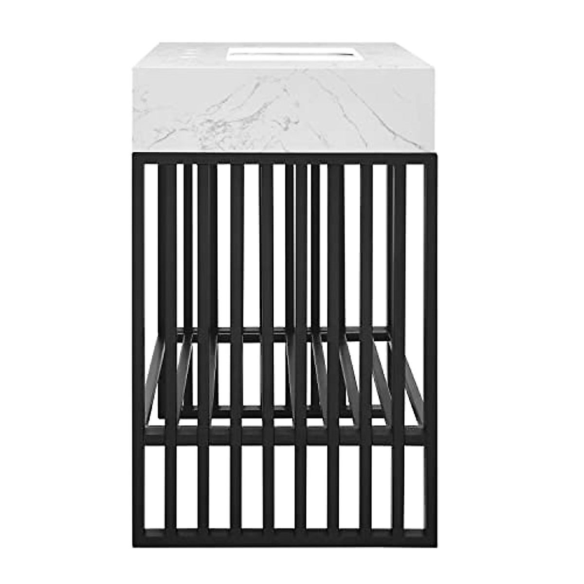 Modway Gridiron 30" Stainless Steel Bathroom Vanity, 30 Inch, Black