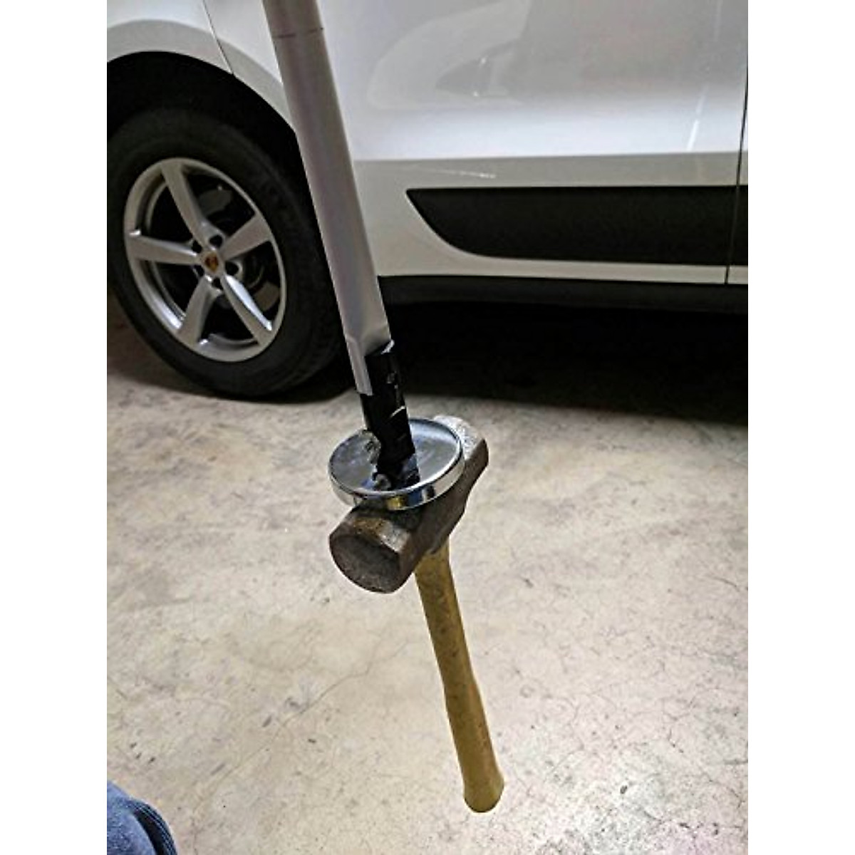 Fabcell Telescoping Magnetic Pickup tool - Screws Parts Finder Magnet Sweeper/45 Inch Super Strength Extendable Telescopic Magnetic Pick-up