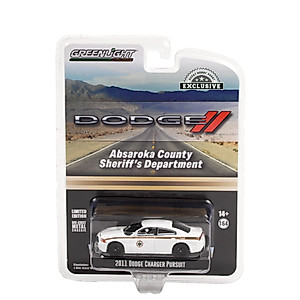 Greenlight 1:64 2011 Charger Pursuit - Absaroka County Sheriff's Department 30334 [Shipping from Canada]