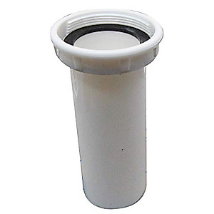 Plumb Pak PP15-6W Sink Strainer Tailpiece with, 1-1/2 in Dia X 6 in L, Threaded, Plastic