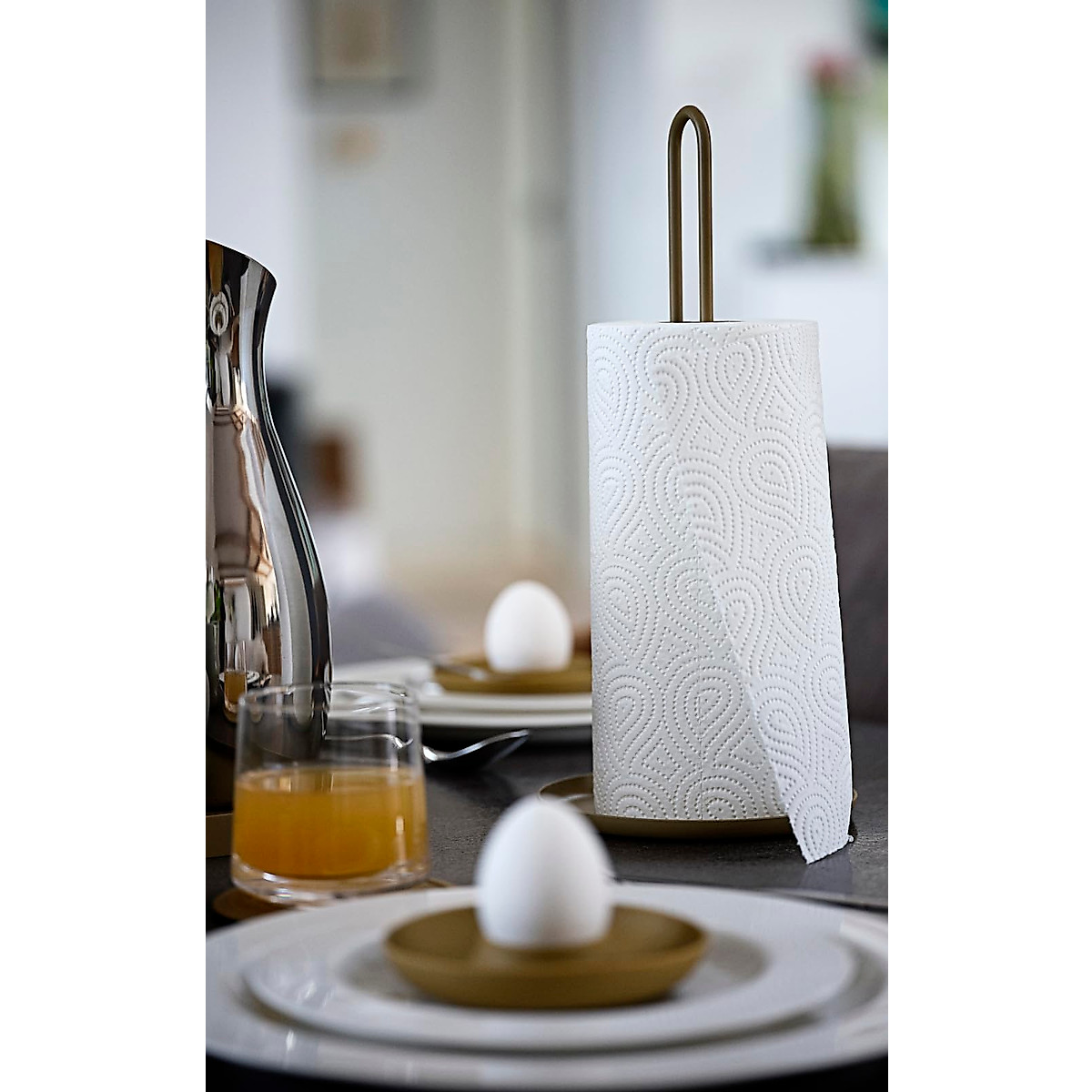 ZONE DENMARK, Singles Paper Towel Holder, Countertop, Modern Design, Black, 1 Count