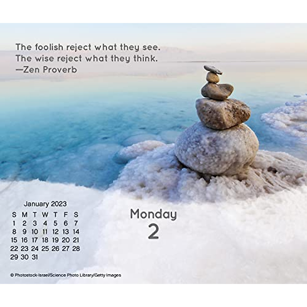 2023 Zen Day-at-a-Time Box Calendar