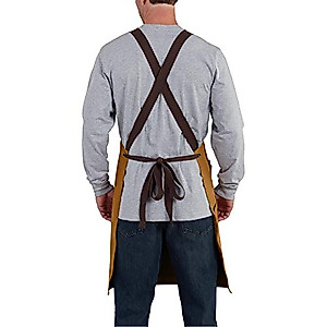 Carhartt mens Firm Duck Apron Belt, Carhartt Brown, OFA US