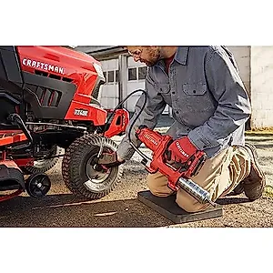 CRAFTSMAN V20 Grease Gun Kit, Cordless, 40" Hose, 10,000 Max PSI, Battery and Charger Included (CMCGG001D1)