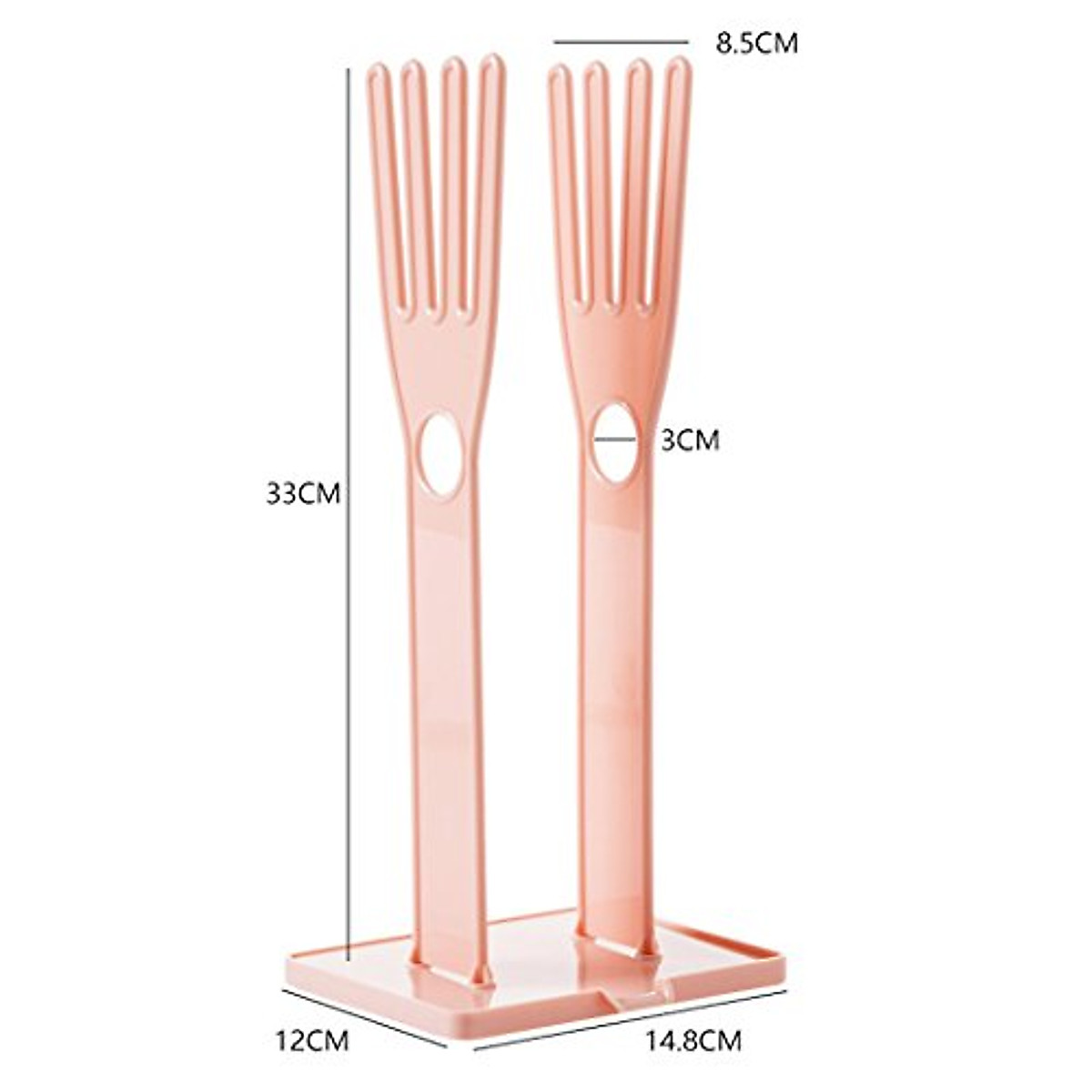 2 Pieces Kitchen Rubber Gloves Racks Drain Towel Storage Holders Home Cleaning Tool Drying Rack Sink Accessories