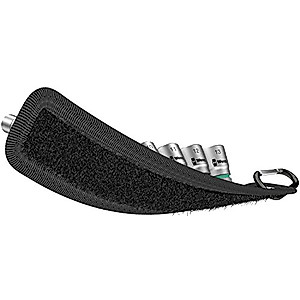 Wera Tools 05003883001 Belt 4 Sock Set 1/4" drv 9 Pieces, One Size, Multi