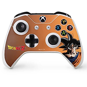 Skinit Decal Gaming skin compatible with Xbox One S Console and Controller Bundle - Officially Licensed Dragon Ball Z Goku Portrait Design