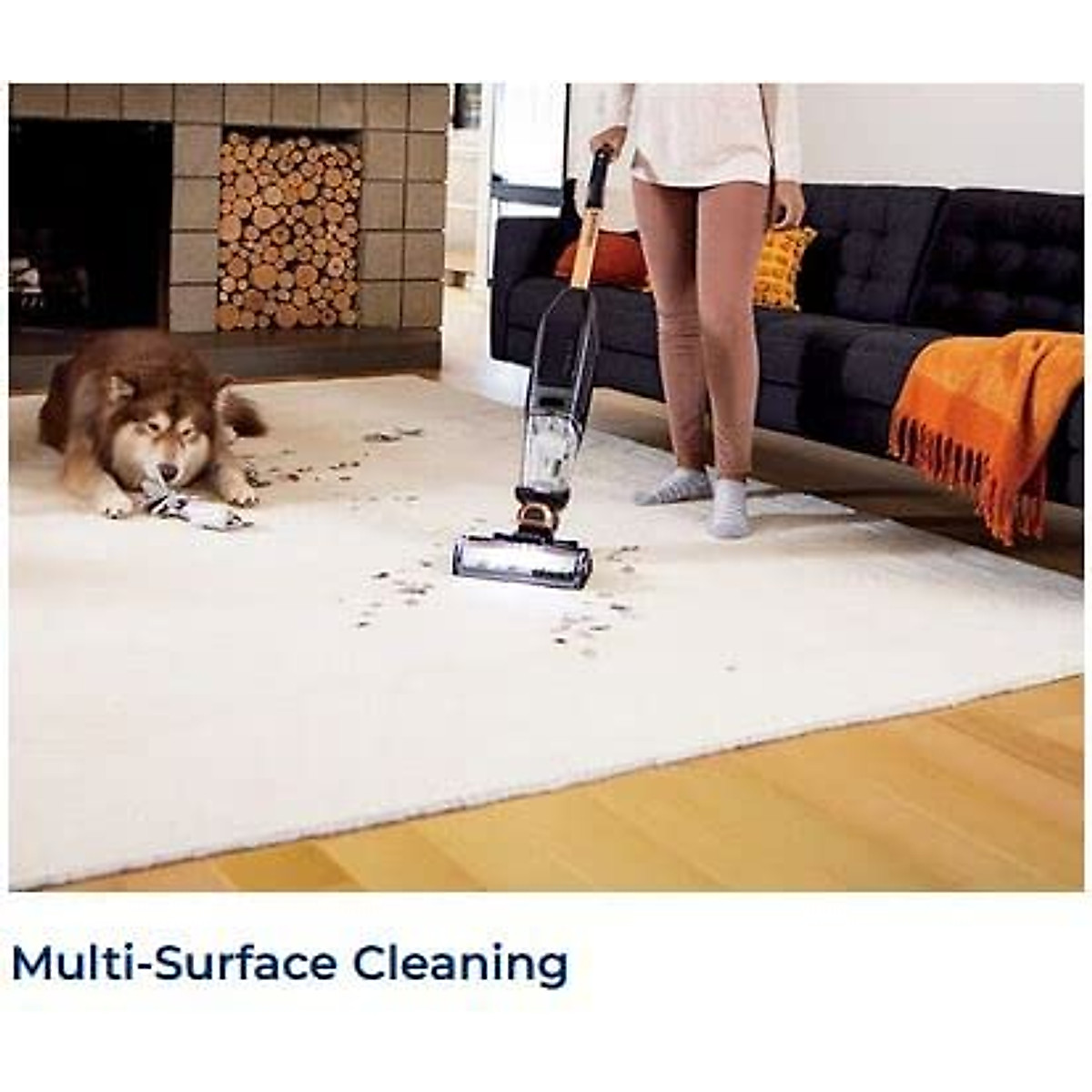 Bissell 3277 CrossWave X7 Cordless Pet Pro Titanium/Black/Copper Vacuum (Renewed)