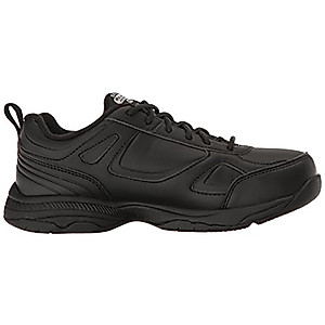 Skechers for Work Women's Dighton Bricelyn Wide Work Shoe, Black, 7.5 W US