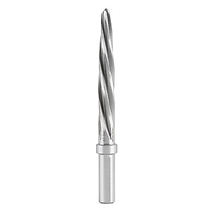 Accusize Industrial Tools High-Speed Steel Spiral Flute Aligning Reamer, 1/2" Cutting Diameter, 1/2" Shank Diameter, 0522-0012