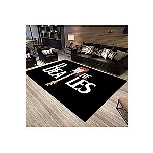 Beatles Rug, Rock and Roll Rug, Chenille Carpet for Living Room, Bedroom Rug, Home Decor Rug, Modern Carpet, Popular Rug, Gift Rug,msma269.1(31”x55”)=80x140cm