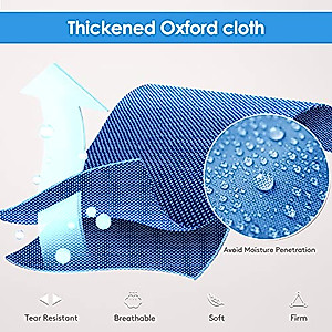 Giantex Beach Lounge Chair Chaise Lounge Chairs for Outside with Hole for Face,3 Adjustable Positions,Reclining Folding Lightweight Patio Lawn Chairs for Sunbathing Tanning Chair(1,Navy)