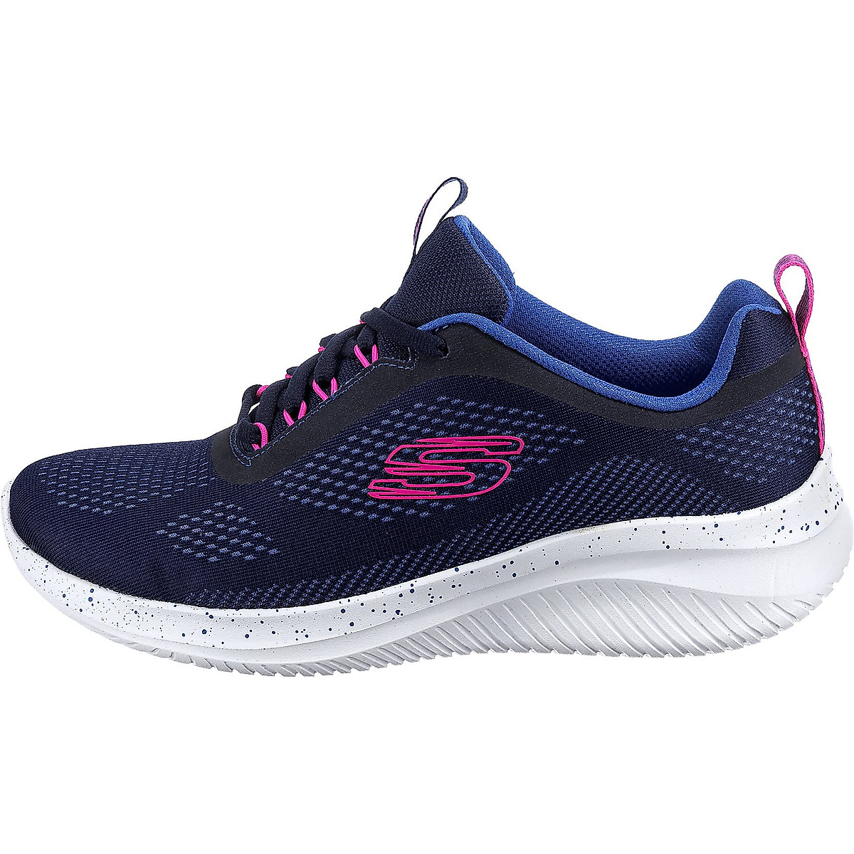 Skechers Sport Women's Women's New Horizon Sneaker, NVPK=Navy/Hot Pink, 9.5