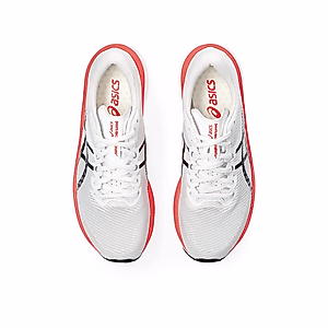 ASICS Women's Magic Speed 3 Running Shoes, 5.5, White/Black