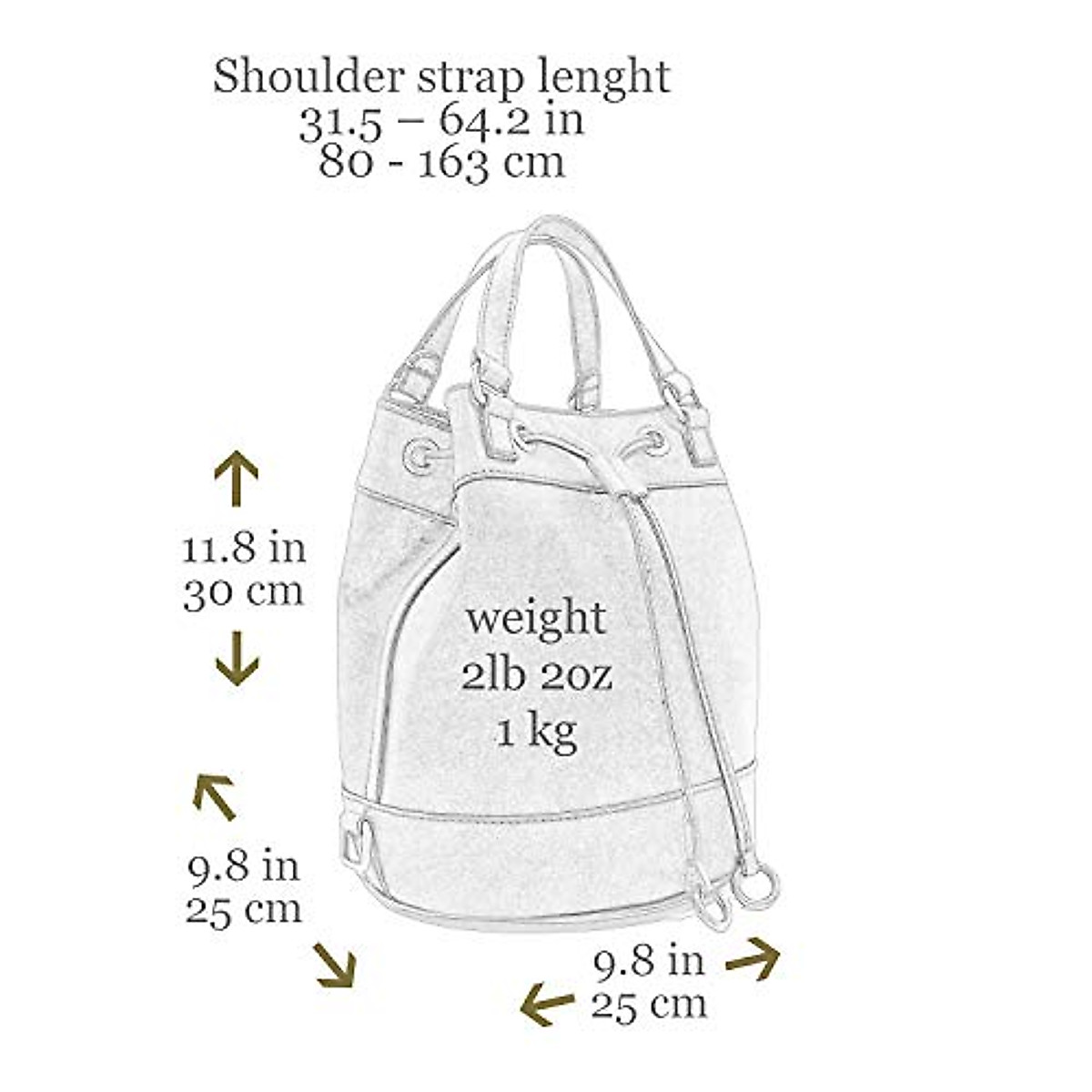 Time Resistance Leather Bucket Bag Full Grain Real Leather Tote Bag for Women (Black)