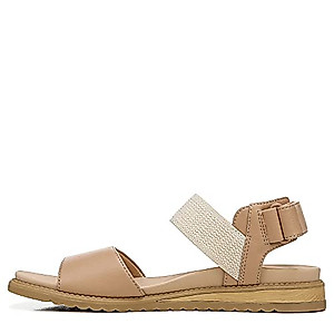 Dr. Scholl's Shoes Women's Island Life Strappy Flat Sandal,Tawny Birch Smooth,7.5