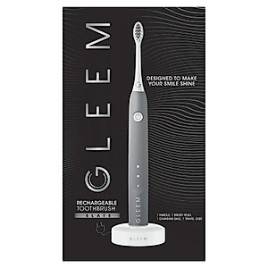 Gleem Rechargeable Electric Toothbrush, Slate Gray