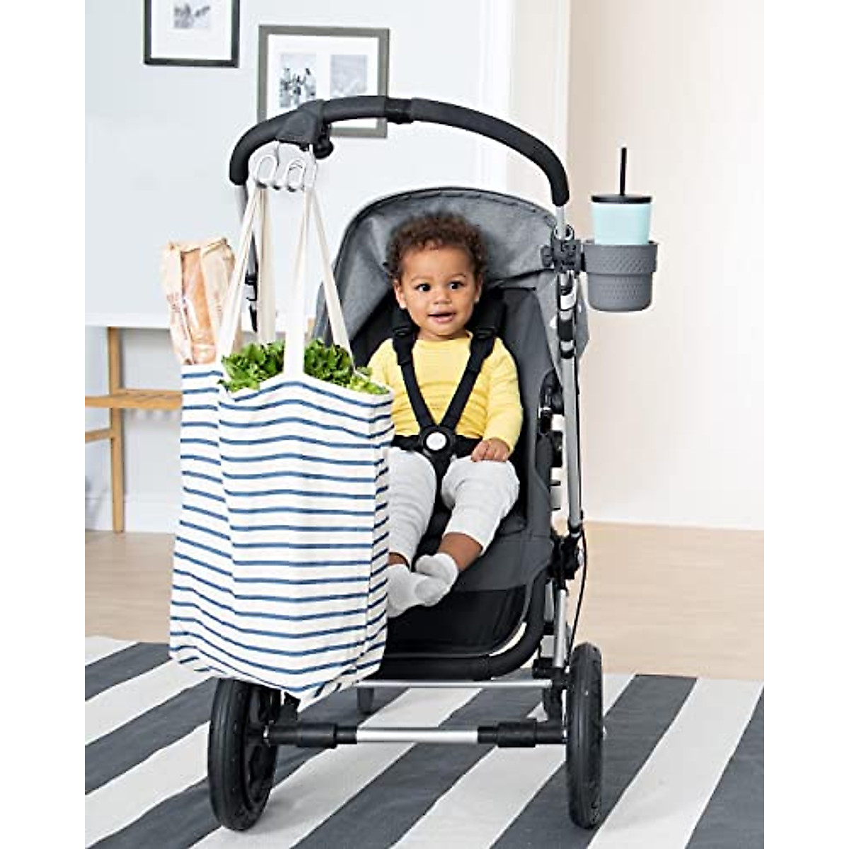 Skip Hop Universal Stroller Hook, Stroll & Connect, Grey (Discontinued by Manufacturer)