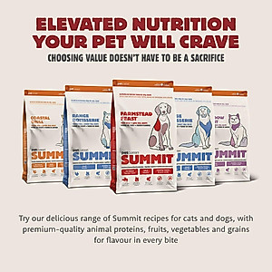 Petcurean Summit Farmstead Feast, Dry Dog Food, Pork Meal and Lamb Meal Large Breed Adult Recipe with Grains, 25 lb Bag