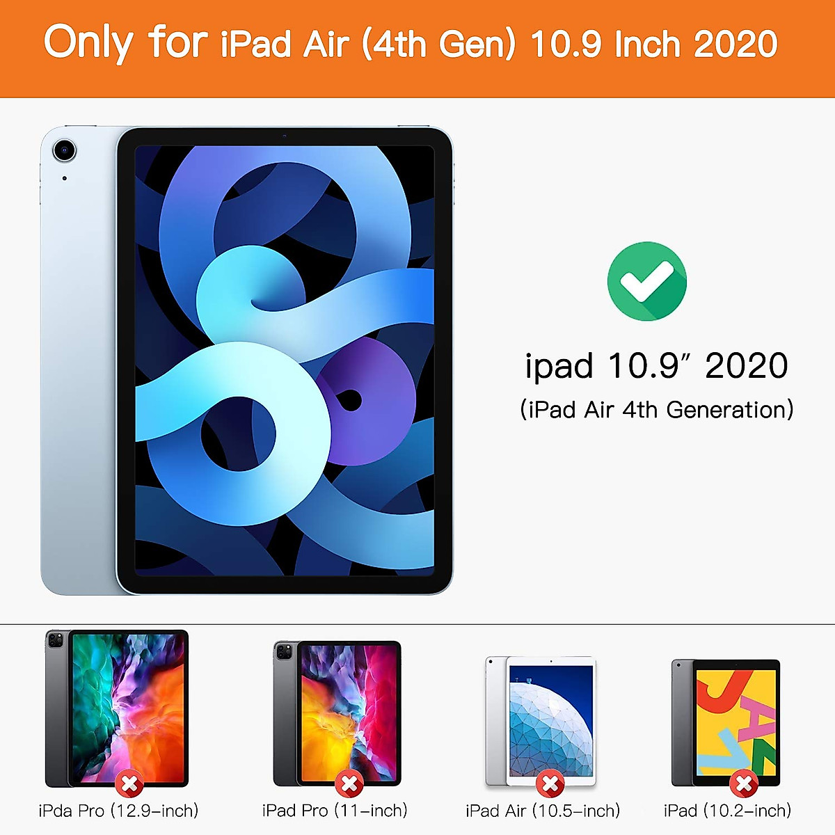 Soke iPad Air Case 5th/4th Generation 10.9 Inch with Pencil Holder - [Full Body Protection + Apple Pencil Charging], Soft TPU Back Cover for 2022 New iPad Air Gen 5 & 2020 iPad Air Gen 4, Pink