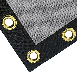 Sunnyglade 6 feet x 50 feet Privacy Screen Fence Heavy Duty Fencing Mesh Shade Net Cover for Wall Garden Yard Backyard (6 ft X 50 ft, Grey)