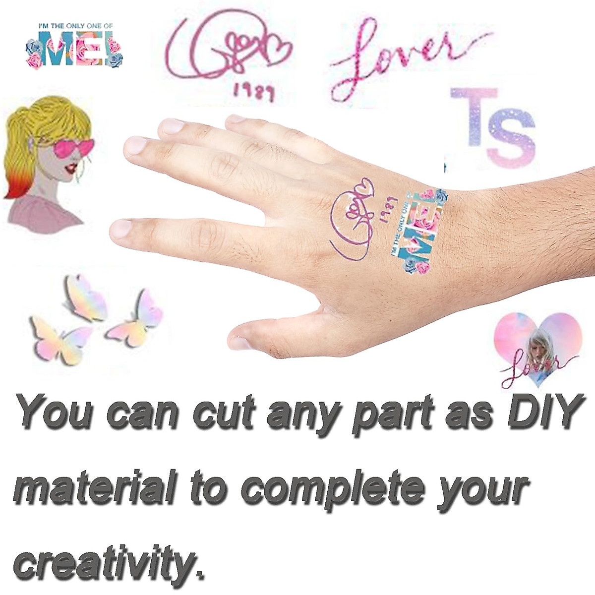 YDJIA TS Limited Edition Temporary Tattoos Eras Accessories (TS Tattoos)