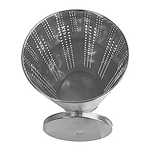 Brushed Stainless Steel Laundry Bin & Hamper | 46L Ventilated Stainless Steel Clothes Basket with Polished Lid | Life Time Warranty|