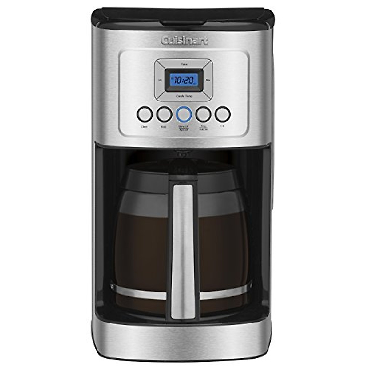 Coffee Maker by Cuisinart, 14-Cup Glass Carafe, Fully Automatic for Brew Strength Control & 1-4 Cup Setting, Stainless Steel, DCC-3200P1
