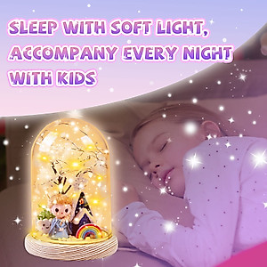 joypath Gifts for 4 5 6 7 8 Year Old Girls, DIY Night Light Toys for Girls Ages 4-6 6-9, Make Your Own Princess Crafts for Kids, Arts and Crafts Nightlight Birthday Christmas Gift for Girls