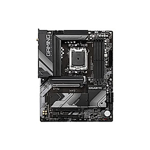 GIGABYTE B650 Gaming X AX (AM5/ LGA 1718/ AMD/ B650/ ATX/ 5-Year Warranty/ DDR5/ PCIe 4.0 M.2/ PCIe 4.0/ USB 3.2 Gen2x2 Type-C/AMD Wi-Fi 6E/ Realtek 2.5GbE LAN/Motherboard)