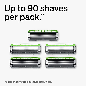 Schick Hydro Ultra Sensitive Razor, 1 Razor Handle and 4 Cartridges | Shaving Razors for Men Sensitive Skin, 3 Blade Mens Razors for Shaving, Razor Blades for Men, 1 Handle with 4 Razor Blades Refills