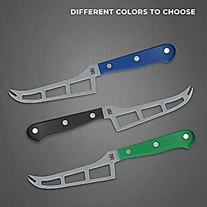 M&G 6-1/8" French Cheese Knife - Black POM Handle - Regular Box - Designed and Made in Europe