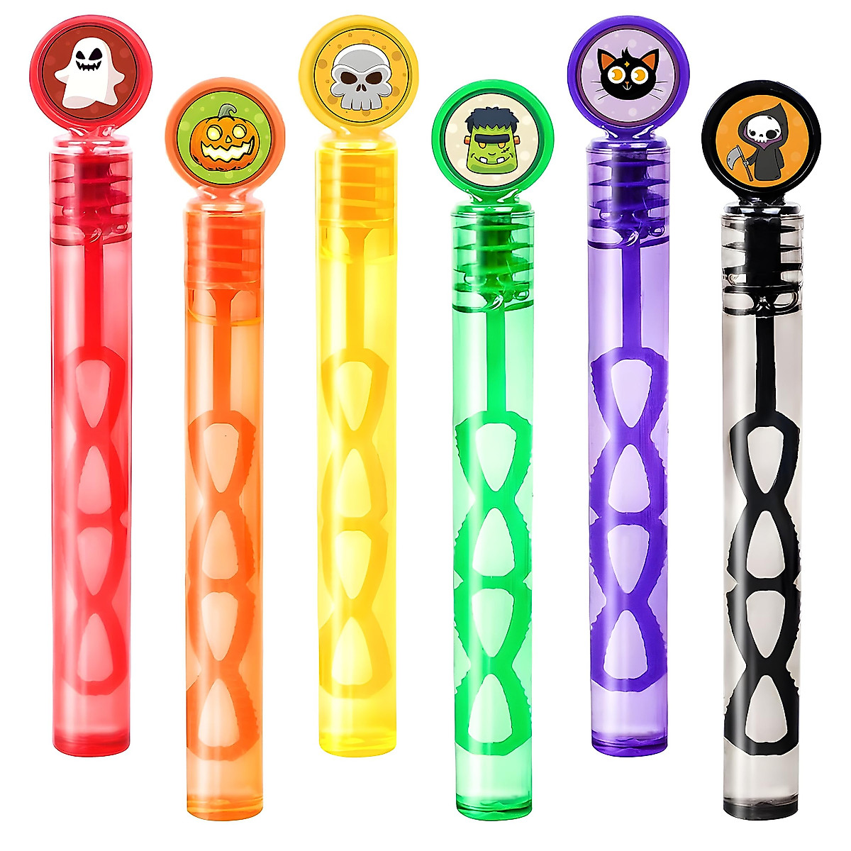 60 Pcs Halloween Bubble Wands Party Favors for Kids Halloween Treats Goodie Bag Stuffers Pinata Fillers, Mini Bubbles Bulk Halloween Toys Gifts Classroom Prizes for Toddlers Boys Girls Party Supplies
