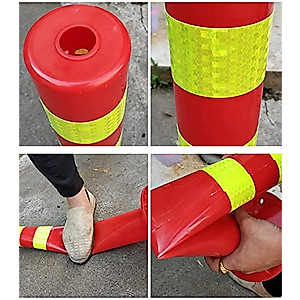 OUSIKA Parking Post, Parking Barrier, for Parking Lot Car Parking Space Lock Bollard to Save Parking Spaces as Parking Barriers, Road Markets Bollard