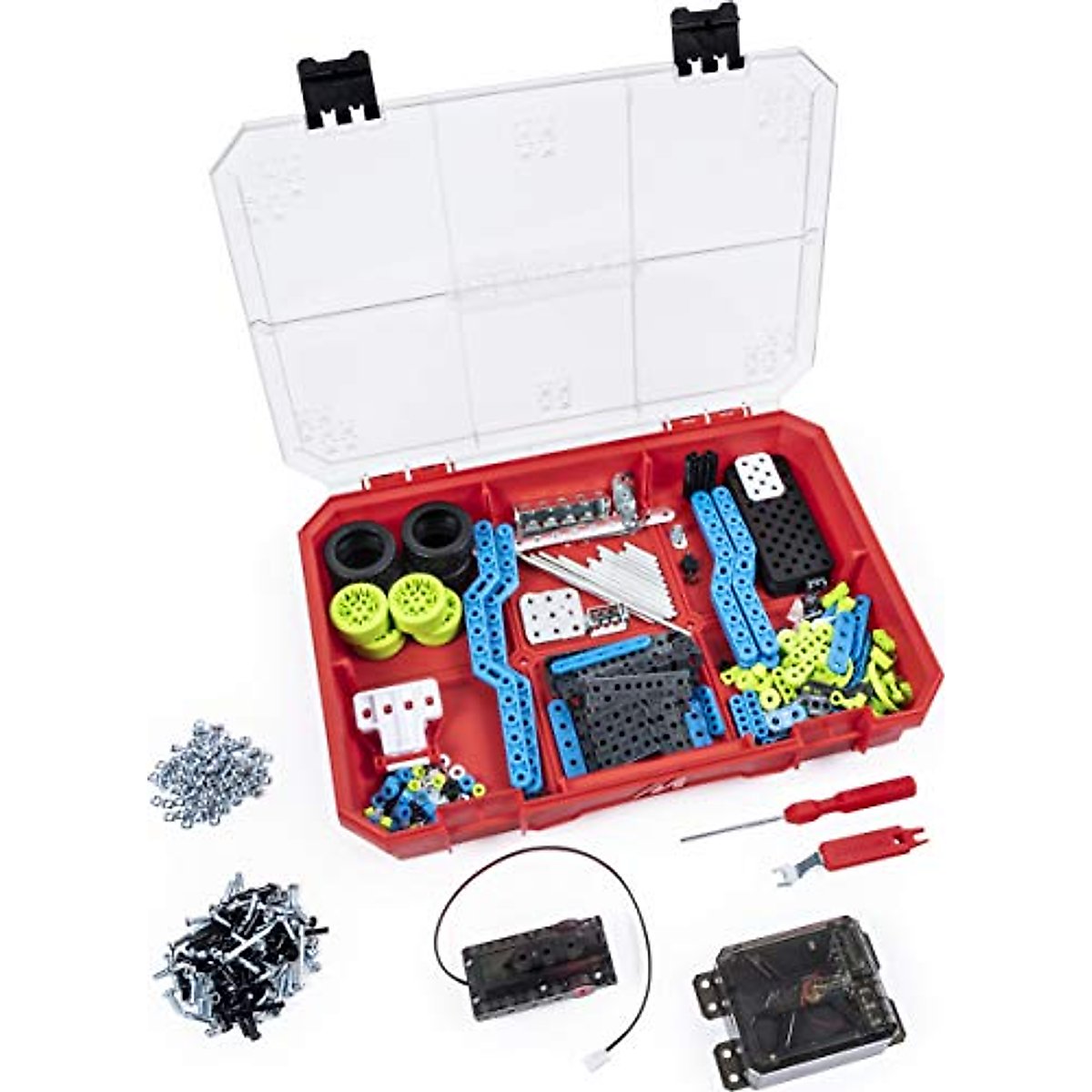 Meccano Erector, Advanced Machines Innovation Set, S.T.E.A.M. Building Kit with Real Motor