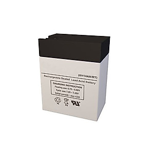 Leoch Battery LP6-13FP 6 Volt 14 AmpH SLA Replacement Battery with FP Terminal