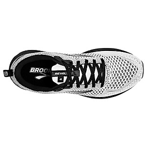 Brooks Women's Revel 4 Running Shoe - White/Black - 11