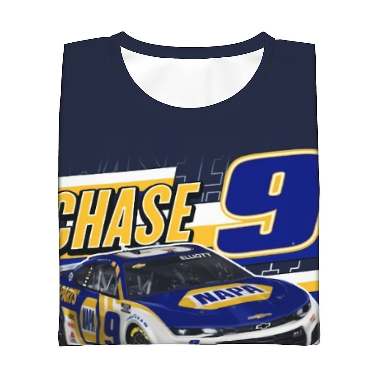 ASFRSH Chase Elliott 9 Shirt for Teen Girl & Boy Printing Short Sleeve Tee Athletic Classic Shirt Crewneck T-Shirt