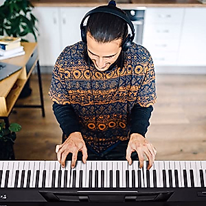 Starfavor 88 Key Digital Piano Beginner Electric Keyboard Full Size with Semi Weighted Keys Dual 30W Speakers SP-10 Bundle include Sustain Pedal, Power Supply, Stand, Piano Stickers