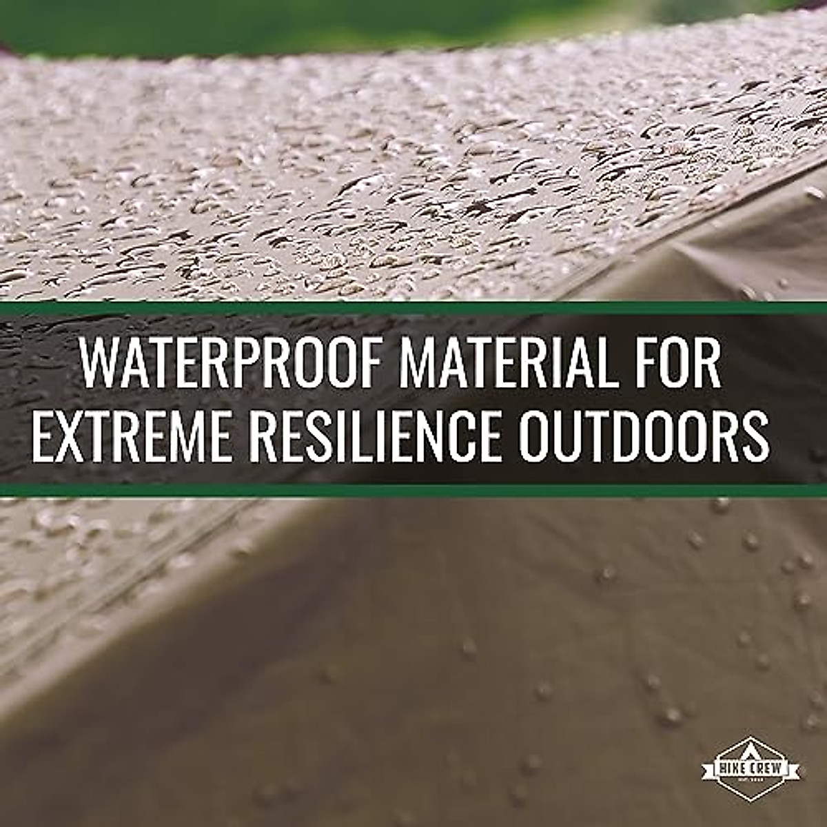 Hike Crew 6.5’ x 6.5’ Enclosed Waterproof Pop-Up Gazebo Tent | 4-Sided Outdoor Canopy Shelter w/Built-In Floor, Screened Roof & Cover, Built-In Awning, Stakes, Ropes & Carry Bag | UV Resistant SPF 50+